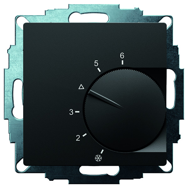 EBERLE UTE 2100-Schwarz-M-55 UP-Raumregler - UNI ELEKTRO Online-Shop